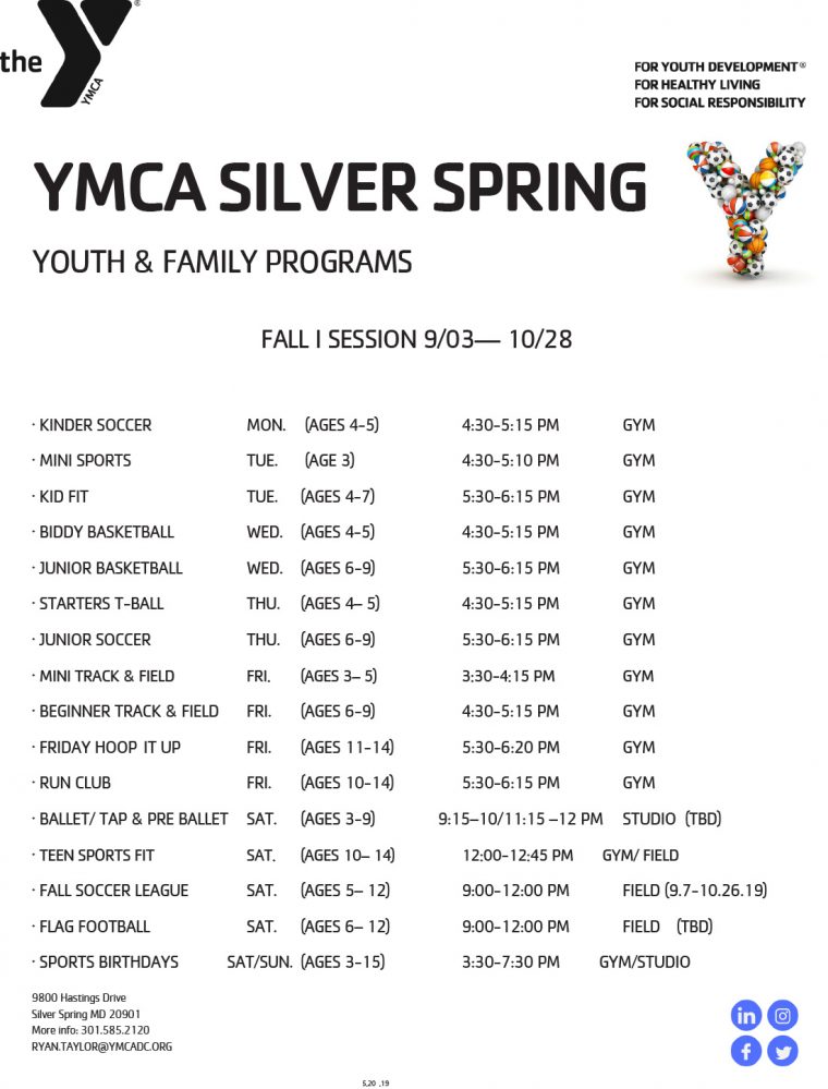 Youth-Sports-Programs-flyer | YMCA DC