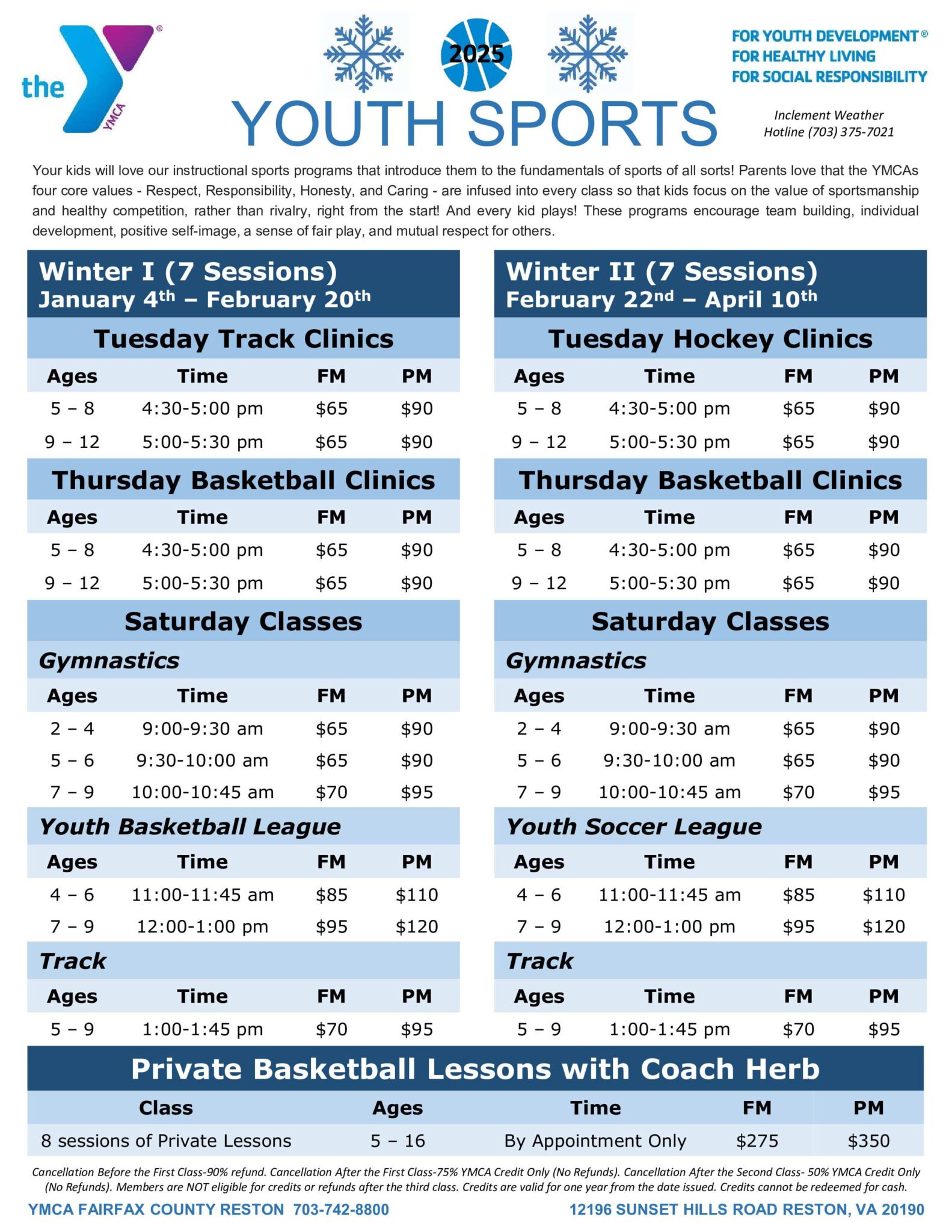 Kids Sports | Youth Sports | YMCA Fairfax County Reston