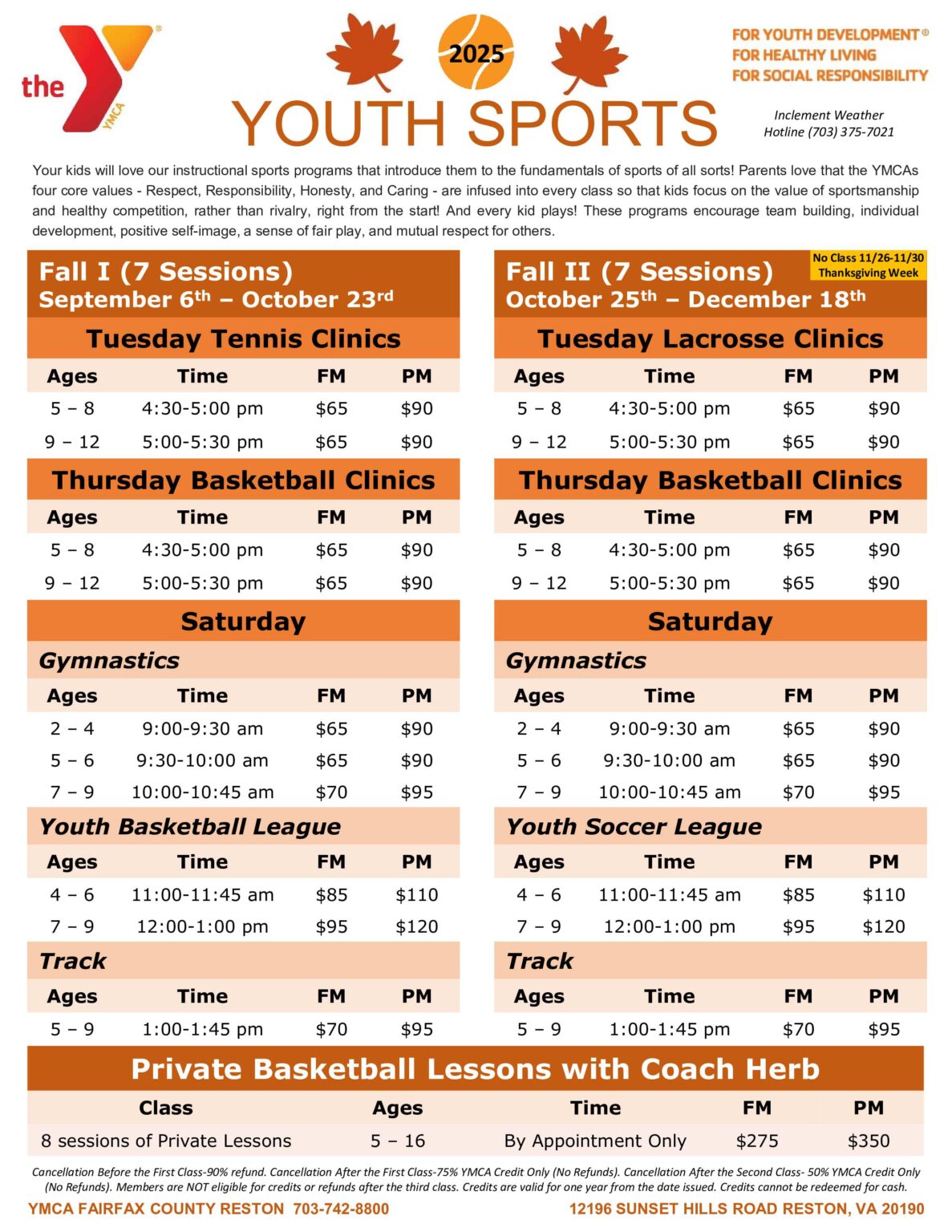 Kids Sports | Youth Sports | YMCA Fairfax County Reston