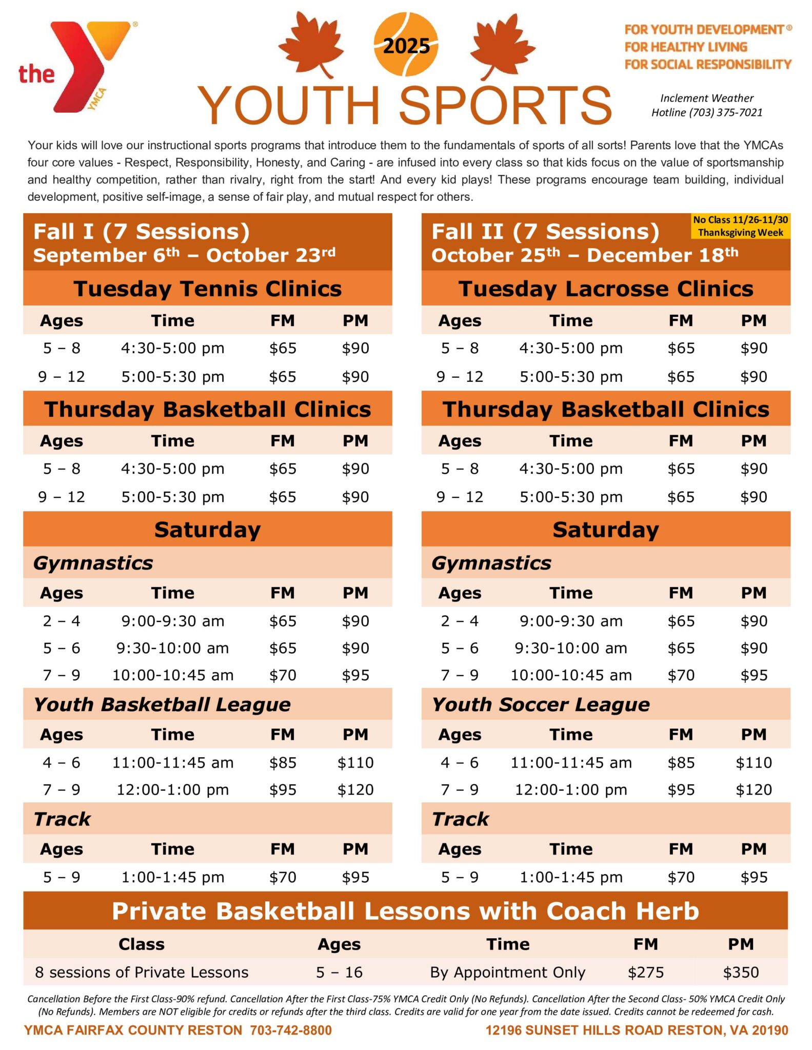 Kids Sports | Youth Sports | YMCA Fairfax County Reston