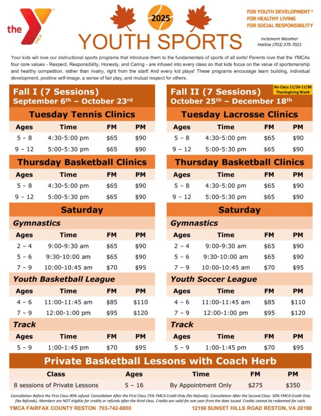 Kids Sports | Youth Sports | YMCA Fairfax County Reston